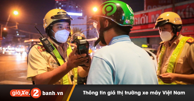 Mức phạt nồng độ cồn xe máy 2026 mới nhất